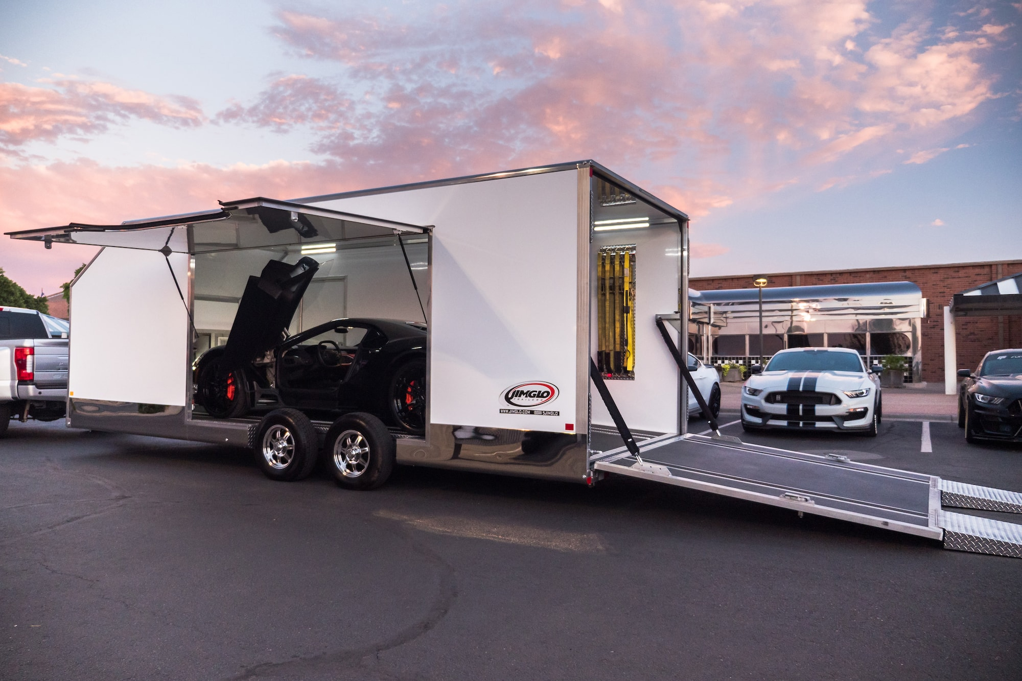Enclosed Trailers for Secure Transport | Lightning Auto Carriers